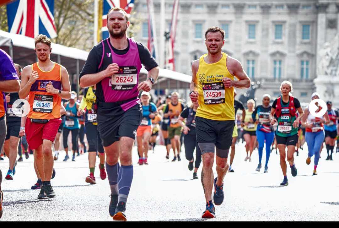 Local couple run multiple marathons for Zoe's! - Zoe's Place