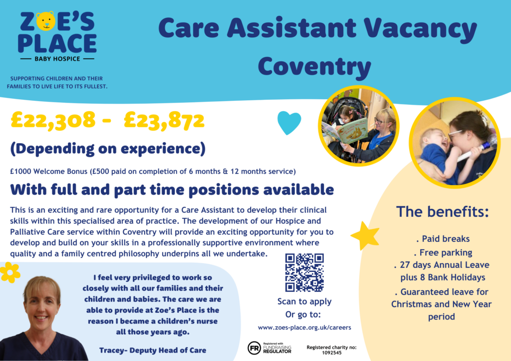 Working for Zoe's Place - Zoe's Place